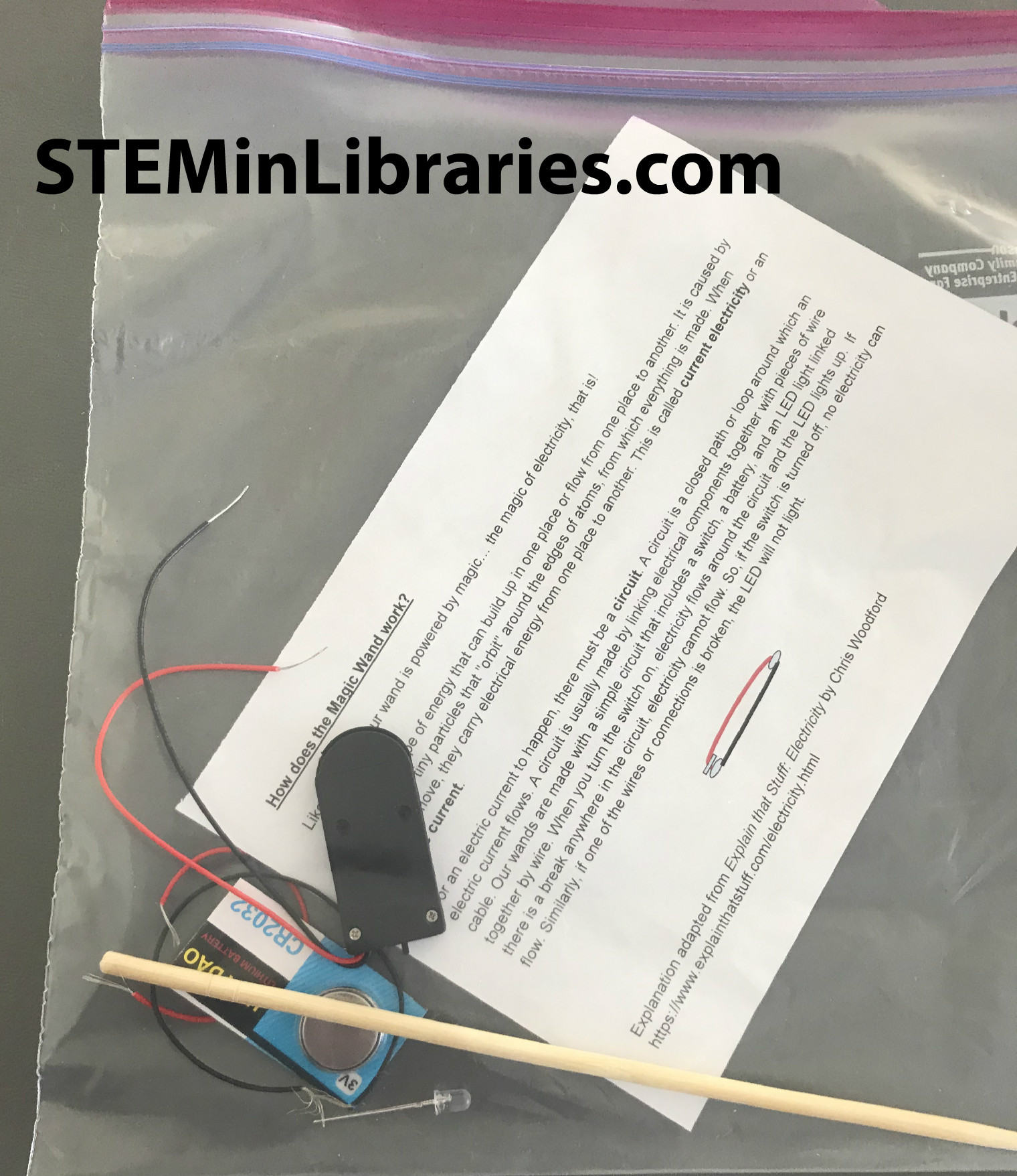 Week Seventy-Eight: Family Science- Magic Wands | STEM in Libraries